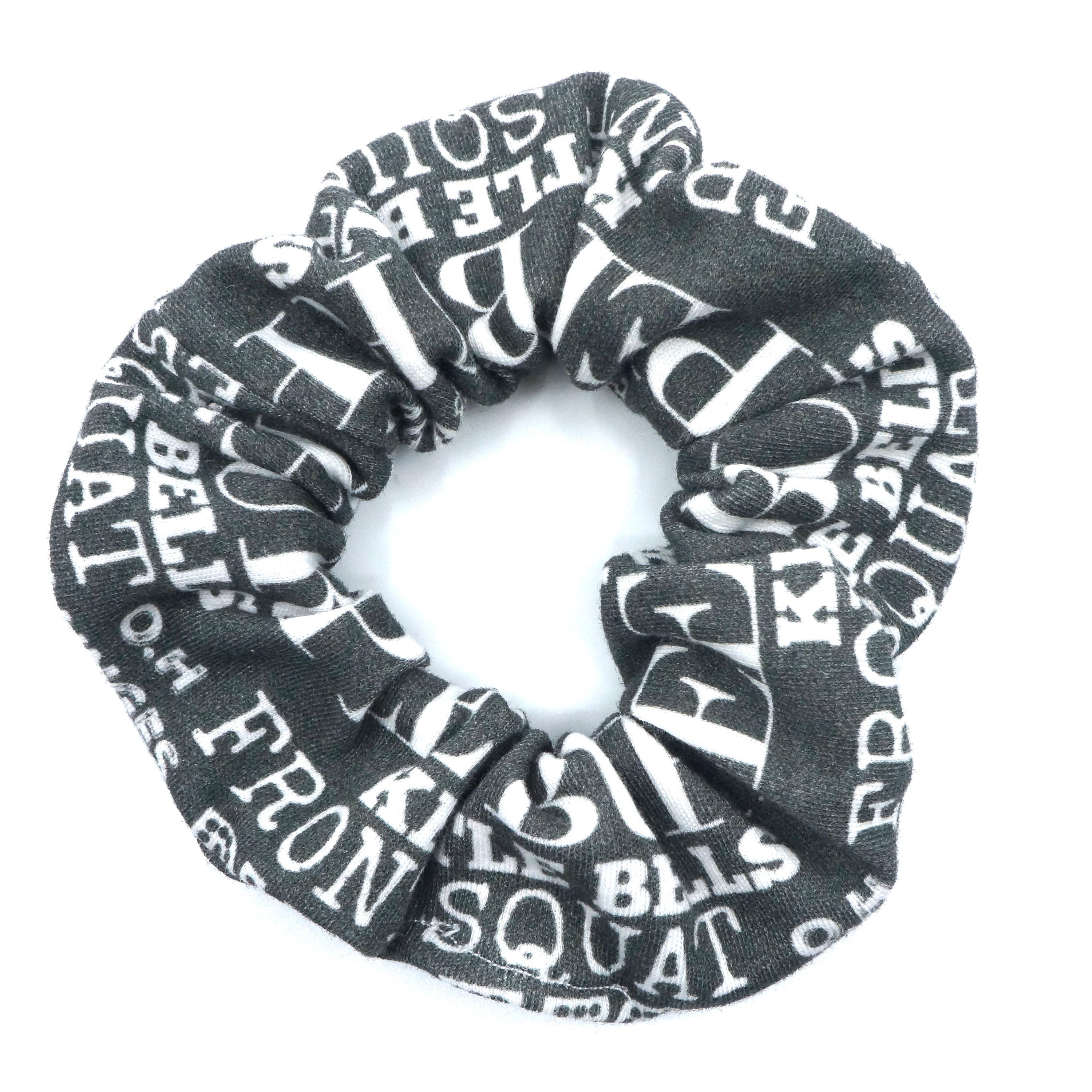 Crossfit Scrunchie Fitness Black Hair Accessories – Gifts & Knots